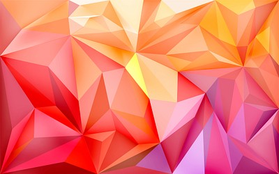 Background wallpaper polygons gradient colors | Premium Vector - rawpixel