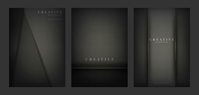 Set abstract creative background designs | Premium Vector - rawpixel