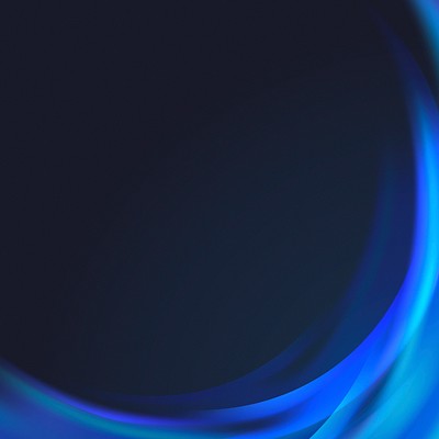 Blue light wave border background | Premium Vector - rawpixel