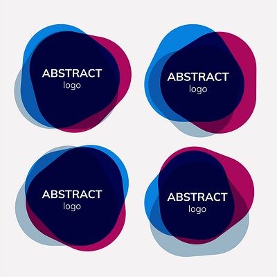 Set of abstract badge designs | Free Vector - rawpixel