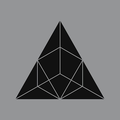 Linear illustration of a triangle | Premium Vector - rawpixel