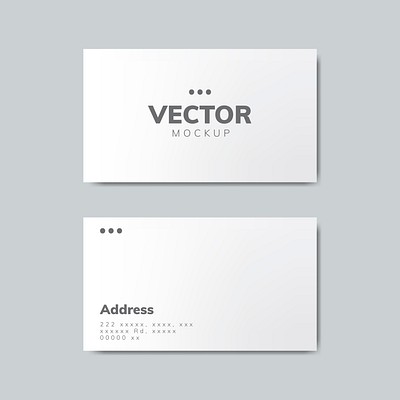 Business card design mockup vector | Premium Vector - rawpixel