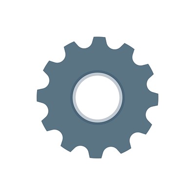 Cogwheel isolated icon graphic illustration | Premium Vector - rawpixel