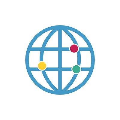 Blue lined globe graphic illustration | Free Vector - rawpixel