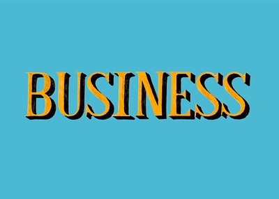 Handwritten style of Business typography | Premium Vector - rawpixel