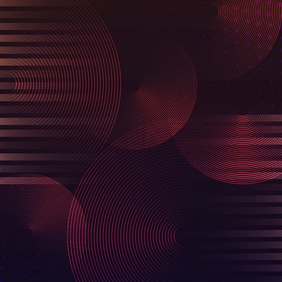 Red circle pattern background vector | Premium Vector - rawpixel