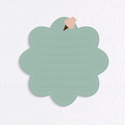 Blank flower shape paper set | Premium Vector - rawpixel