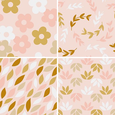 Collection simple pattern vectors illustration | Premium Vector - rawpixel