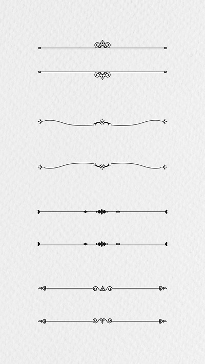 Vintage line frame collection | Premium PSD - rawpixel
