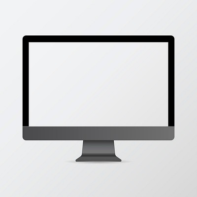 Digital personal computer screen mockup | Premium Vector - rawpixel