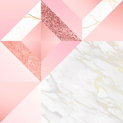 Pink feminine geometric background vector | Premium Vector - rawpixel