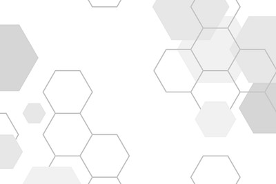 Gray hexagon geometric pattern background | Premium Vector - rawpixel