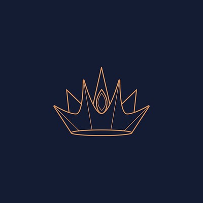 Luxurious blue crown design vector | Premium Vector - rawpixel