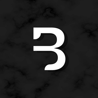 Capital letter B modern typography | Premium Vector - rawpixel