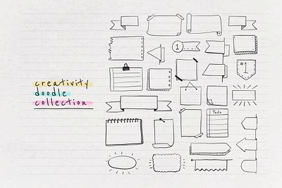 Creative doodle banner design vector | Premium Vector - rawpixel