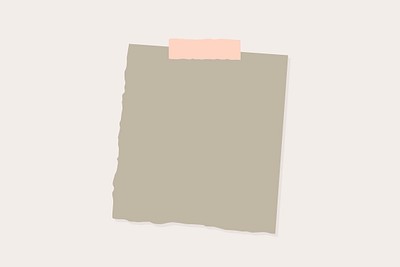 Square brown notepaper template vector | Premium Vector - rawpixel