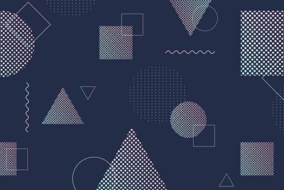 Geometric halftone background vector | Premium Vector - rawpixel