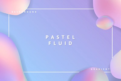 Frame purple pastel fluid design | Premium Vector - rawpixel