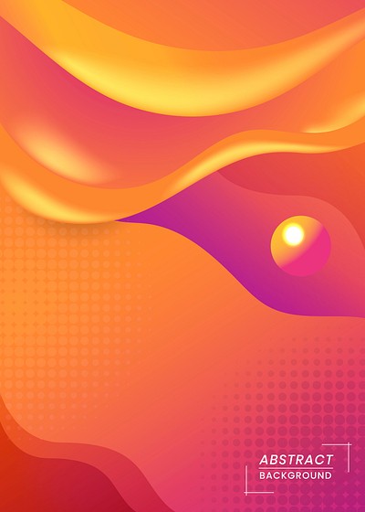 Orange abstract background design vector | Free Vector - rawpixel