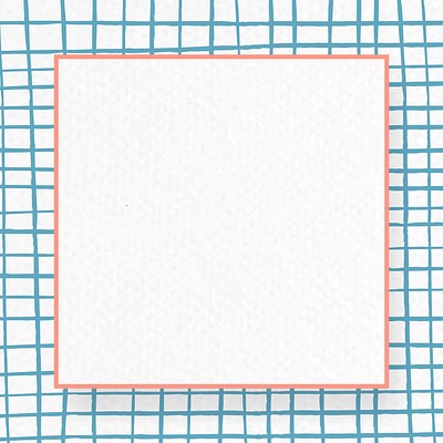 Blank square abstract frame vector | Premium Vector - rawpixel