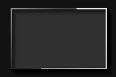 Blank rectangle black abstract frame | Premium Vector - rawpixel