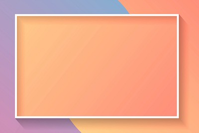 Blank rectangle colorful abstract frame | Premium Vector - rawpixel