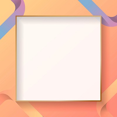 Blank square colorful abstract frame | Premium Vector - rawpixel