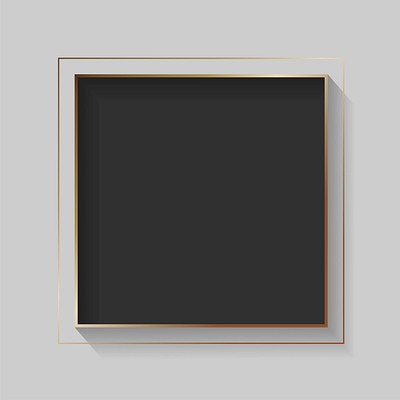 Blank square black abstract frame | Premium Vector - rawpixel