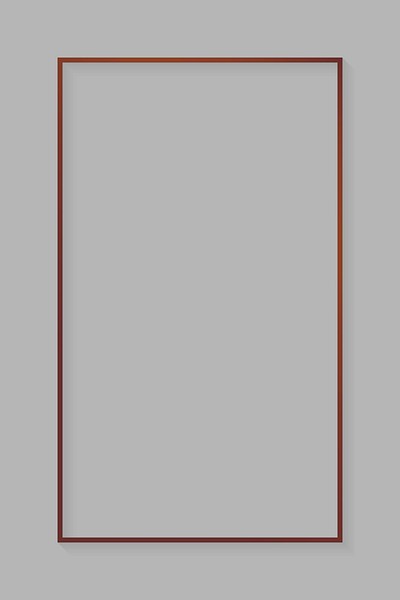 Rectangle bronze frame on light | Free Vector - rawpixel