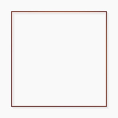 Square bronze frame on white | Free Vector - rawpixel