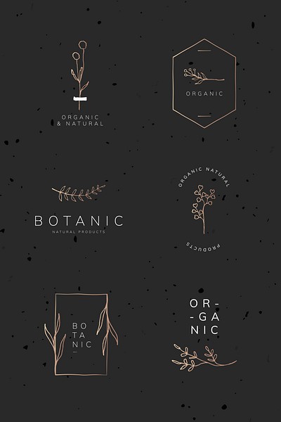 Organic product brand logo vector | Premium Vector - rawpixel