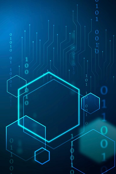 Futuristic pentagons on a technology | Premium Vector - rawpixel
