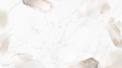 Crystal frame design on marble | Premium Vector - rawpixel