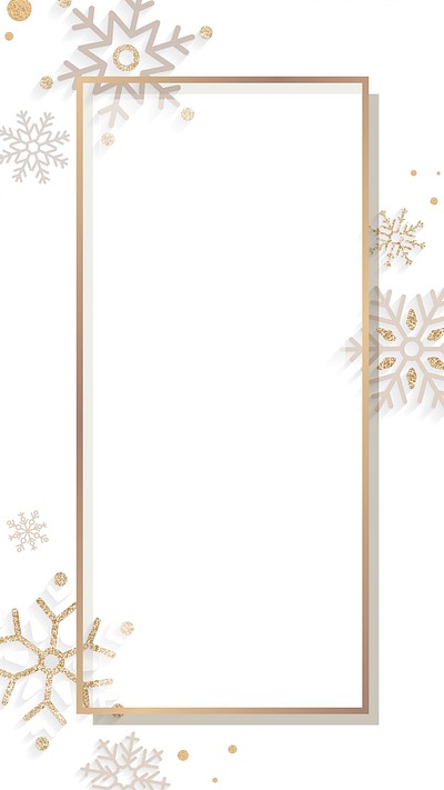 Golden rectangle frame mobile phone | Premium Vector - rawpixel
