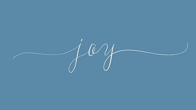 Handwritten style Joy typography vector | Premium Vector - rawpixel