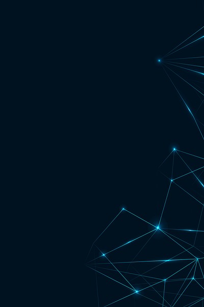 Blue polygon dark background social | Premium PSD - rawpixel