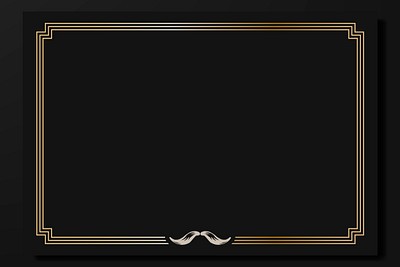Movember vintage frame design vector | Premium Vector - rawpixel