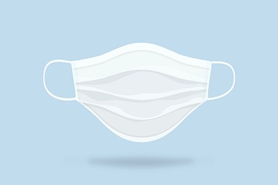 Surgical face mask element transparent | Premium PNG Sticker - rawpixel