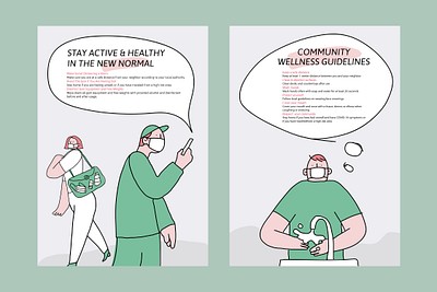 COVID-19 prevention information template vector | Free Vector - rawpixel