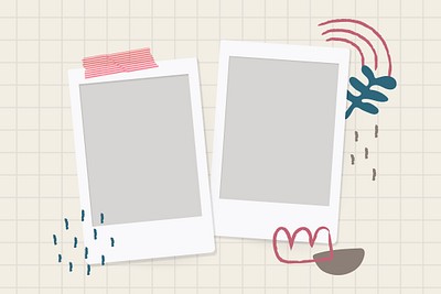 Minimal white instant photo frame | Premium PNG - rawpixel