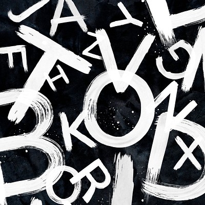 PNG jumbled letters, brush stroke | Premium PNG - rawpixel