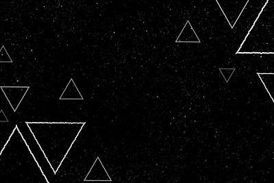 Abstract geometric triangles black background | Premium PSD - rawpixel
