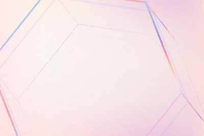 Pink geometric png hexagonal prism | Premium PNG - rawpixel