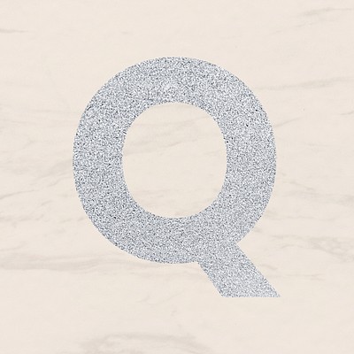 Glitter capital letter Q sticker | Premium PNG Sticker - rawpixel