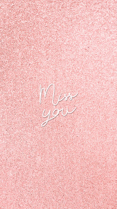 Shimmering miss you font mobile | Premium Vector - rawpixel