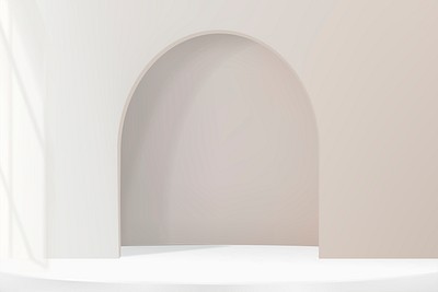 3D arch product backdrop psd | Premium PSD Mockup - rawpixel