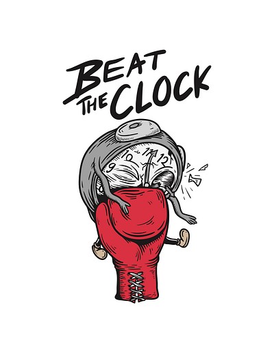 Beat clock illustration wall art | Premium Photo - rawpixel