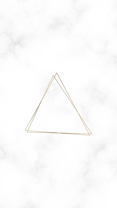 Golden triangle frame template vector | Premium Vector - rawpixel