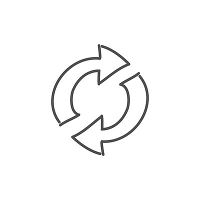 Illustration of refresh icon vector | Free Vector - rawpixel