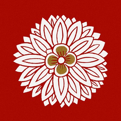 Red floral pattern, Examples Chinese | Free Photo - rawpixel